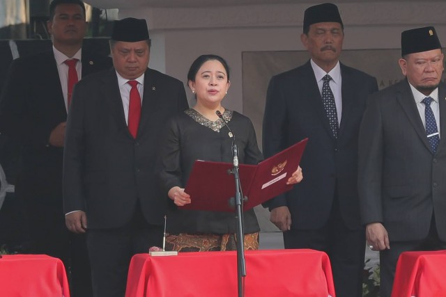 Bacakan Ikrar Kesaktian Pancasila, Puan Tegaskan Pancasila Bintang ... Bacakan Ikrar Kesaktian Pancasila, Puan Tegaskan Pancasila Bintang ...